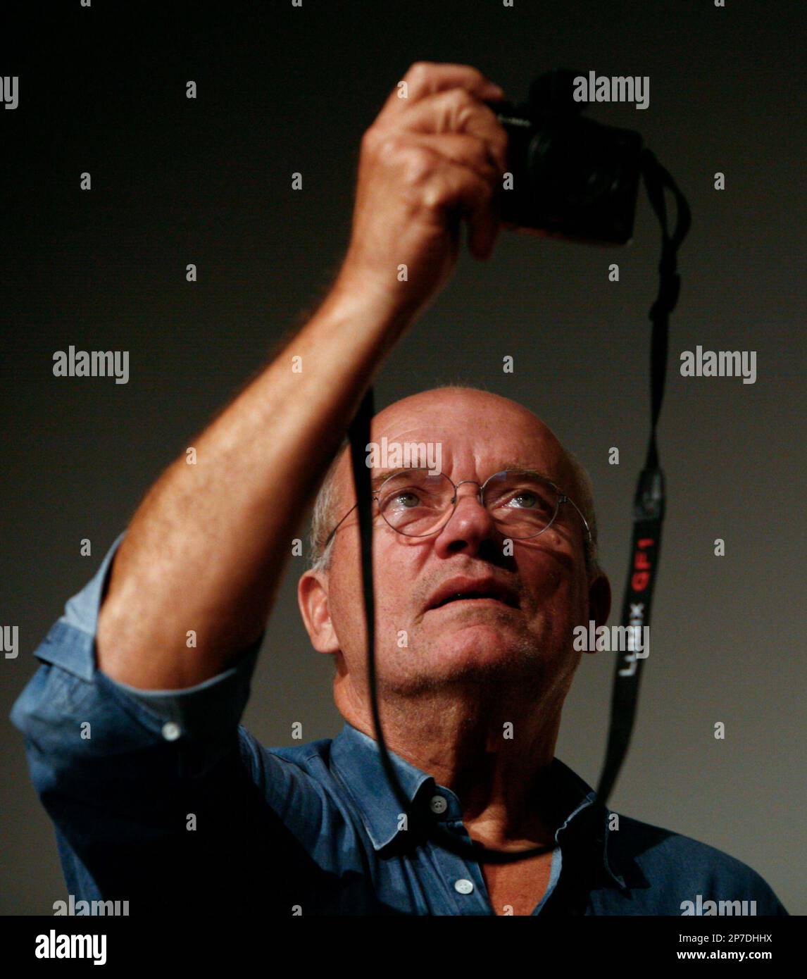 Famous German fashion photographer Peter Lindbergh, takes pictures at ...