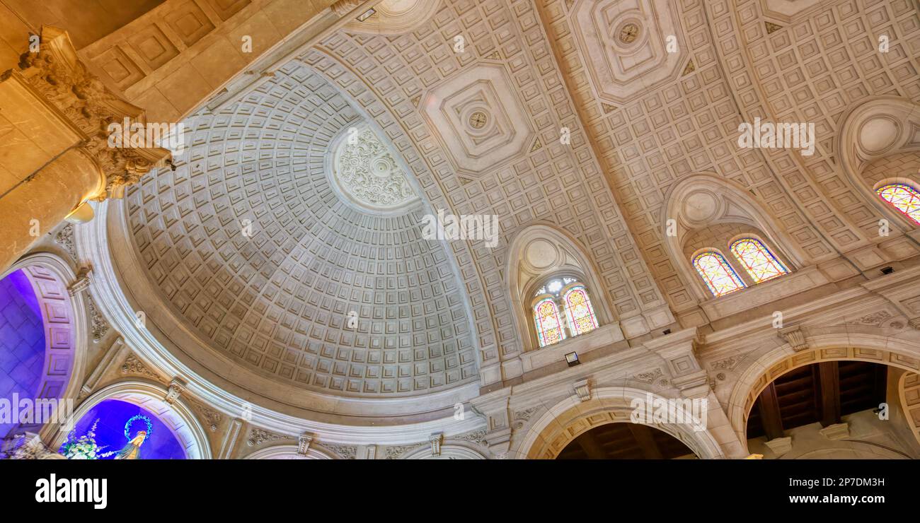 Miracle Virgin Church, Vaulted ceiling, Miraflores, Lima, Peru Stock ...