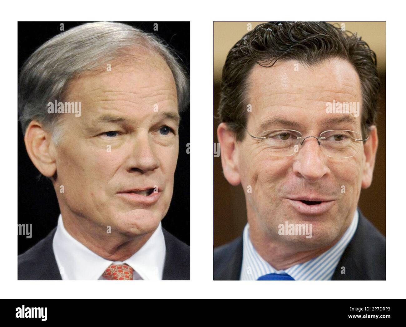 FILE - This combination of 2010 file photos shows Republican Tom Foley ...