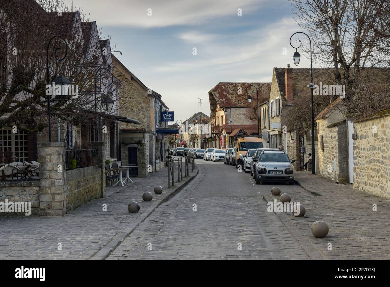 BARBIZON - FRANCE - MARCH 2023: View on the french village of Barbizon ...