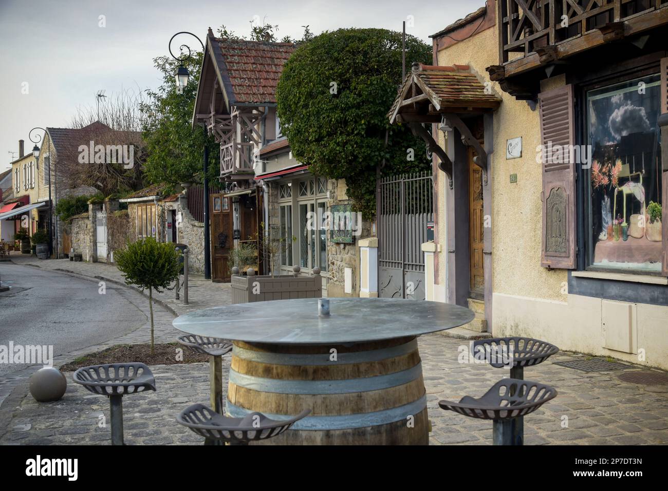 BARBIZON - FRANCE - MARCH 2023: View on the french village of Barbizon ...