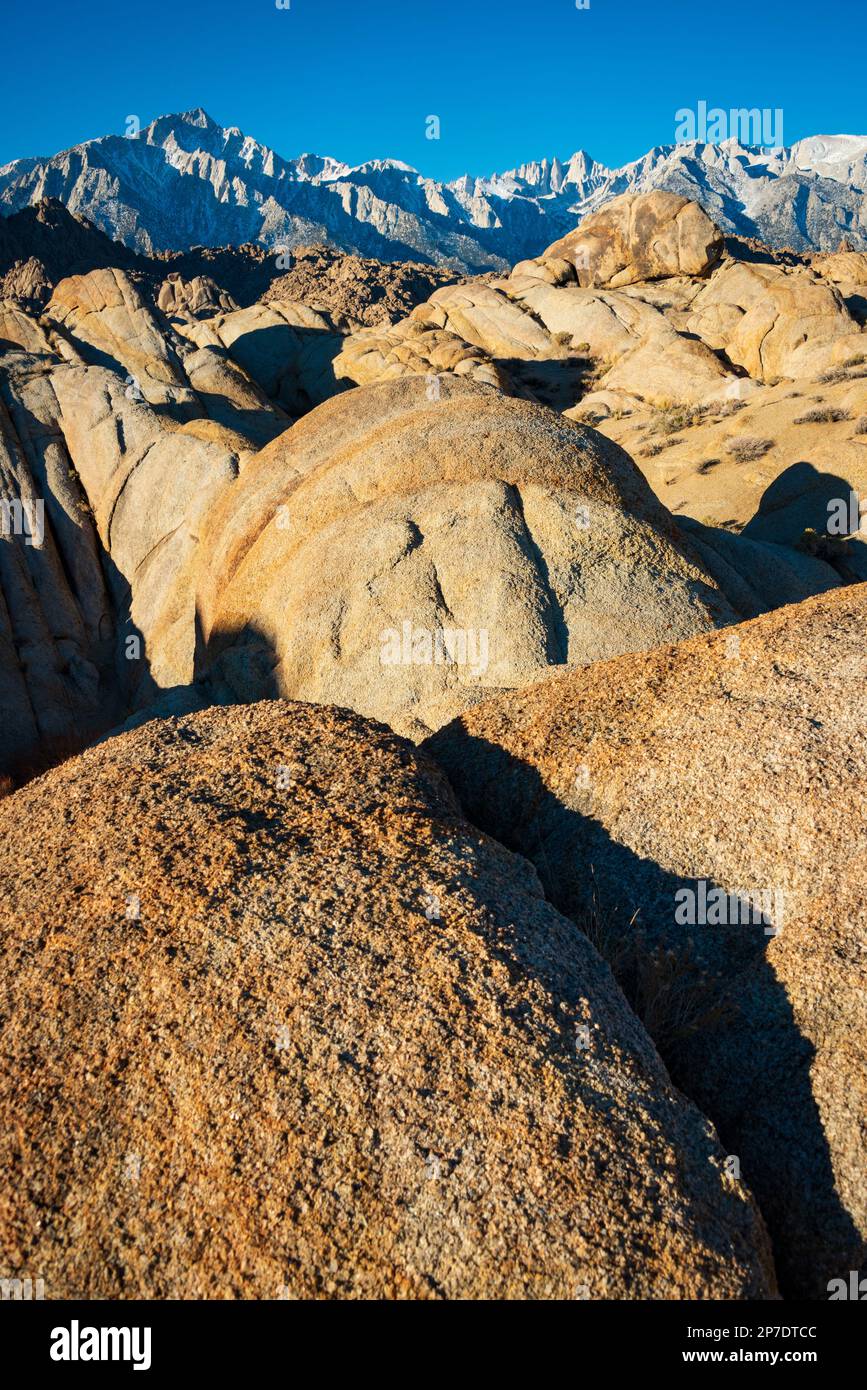 Jagged Landscape of the Alabama Hills in California Stock Photo - Alamy