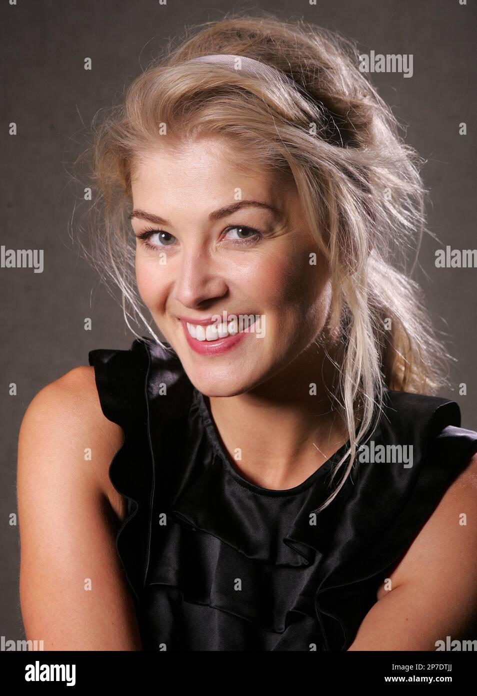 Actress Rosamund Pike poses for a portrait to promote the film "Barney ...