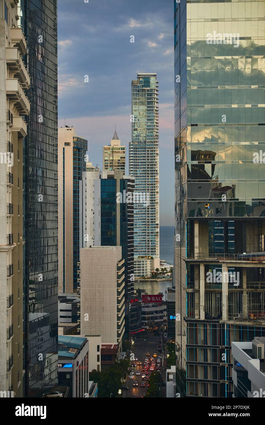 11-05-2016, Detail of buildings in the Panama City, Republic of ...