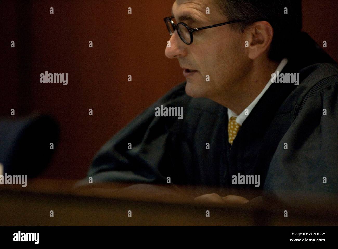 Radford Judge Josiah Showalter Jr reads the first degree murder ...