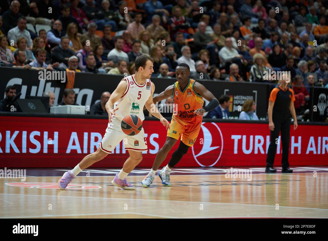 Valencia, Spain. 07th Mar, 2023. Kevin Pangos of EA7 Emporio Armani ...