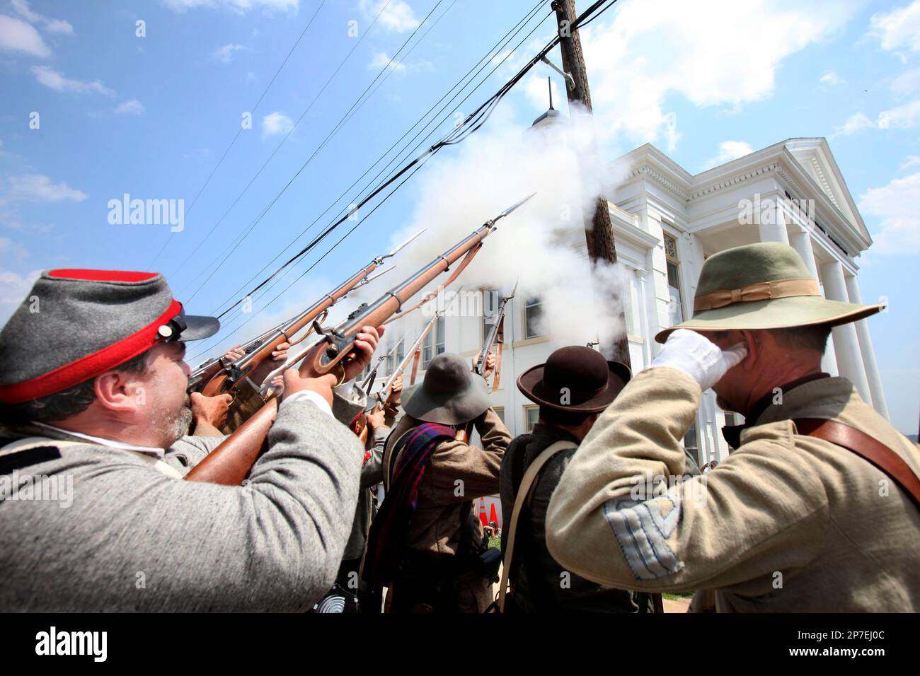 The Fincastle Rifles Camp #1326, SCV, lead by Commander Red Barbour ...
