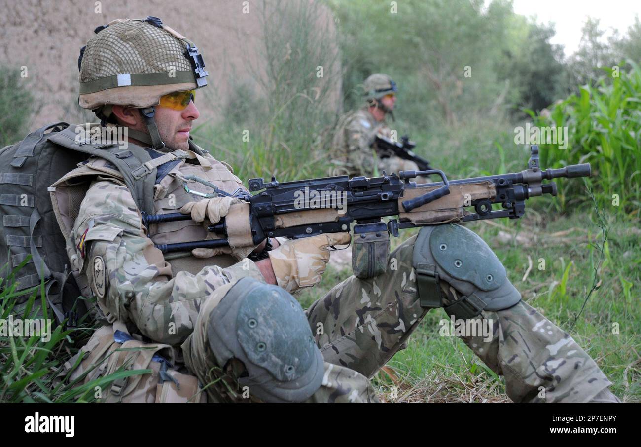 In this image made available Sunday Aug. 1, 2010, from the British Army ...