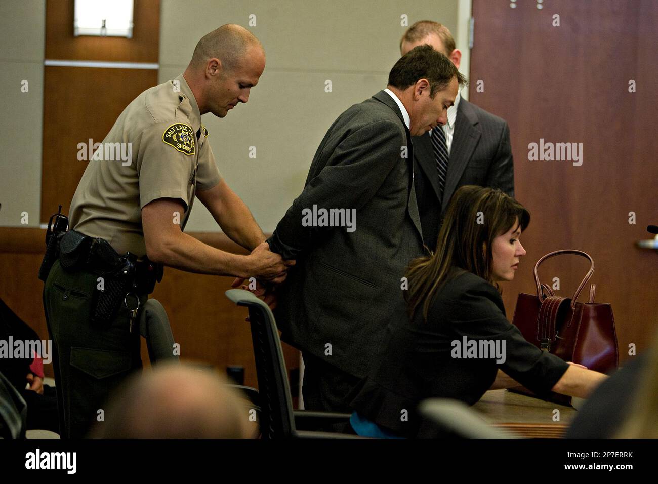 Reginald George Campos is taken into custody following the verdict of ...