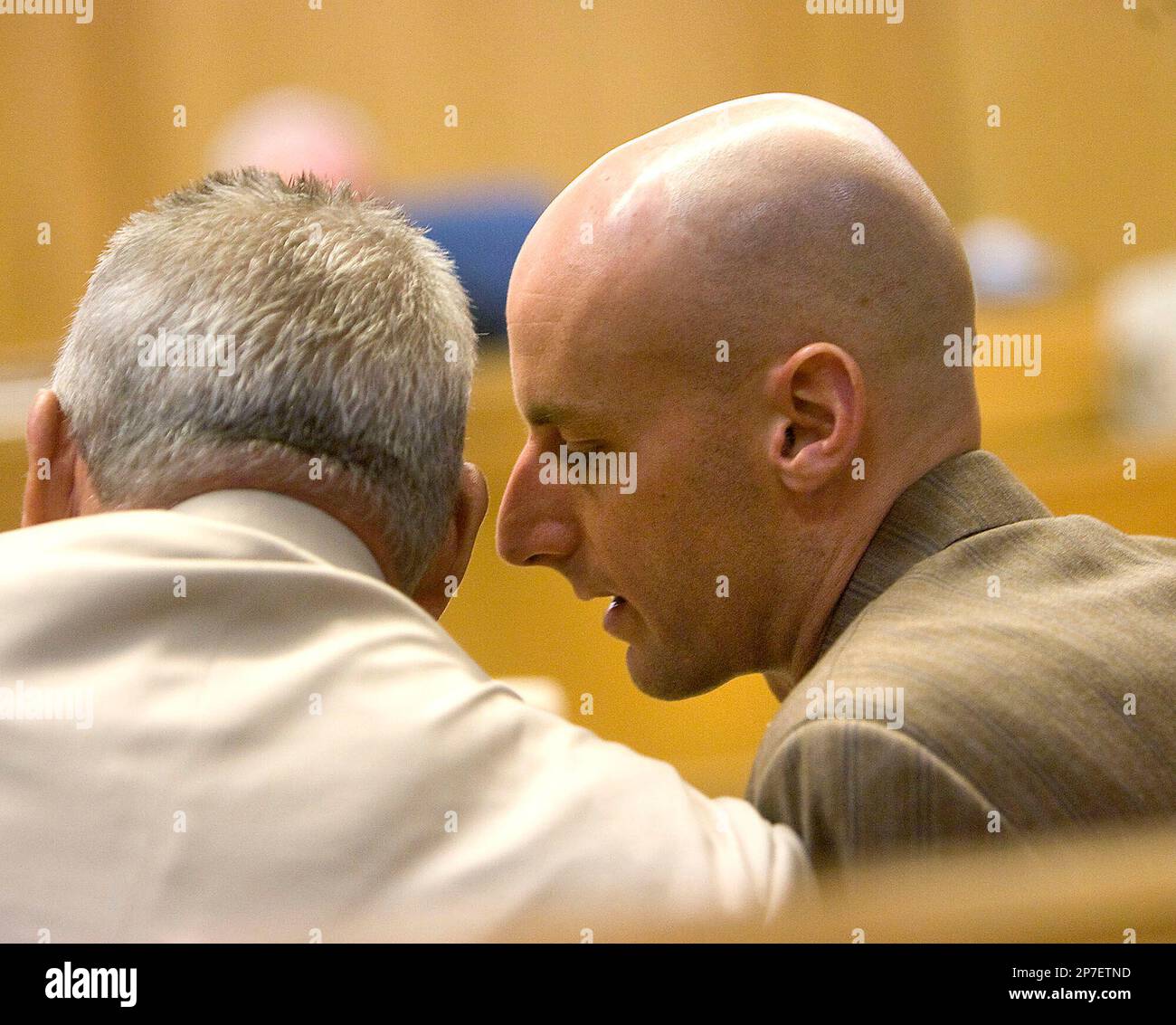 Defense attorneys for Roberto Roman, Stephen McCaughey, left, and ...