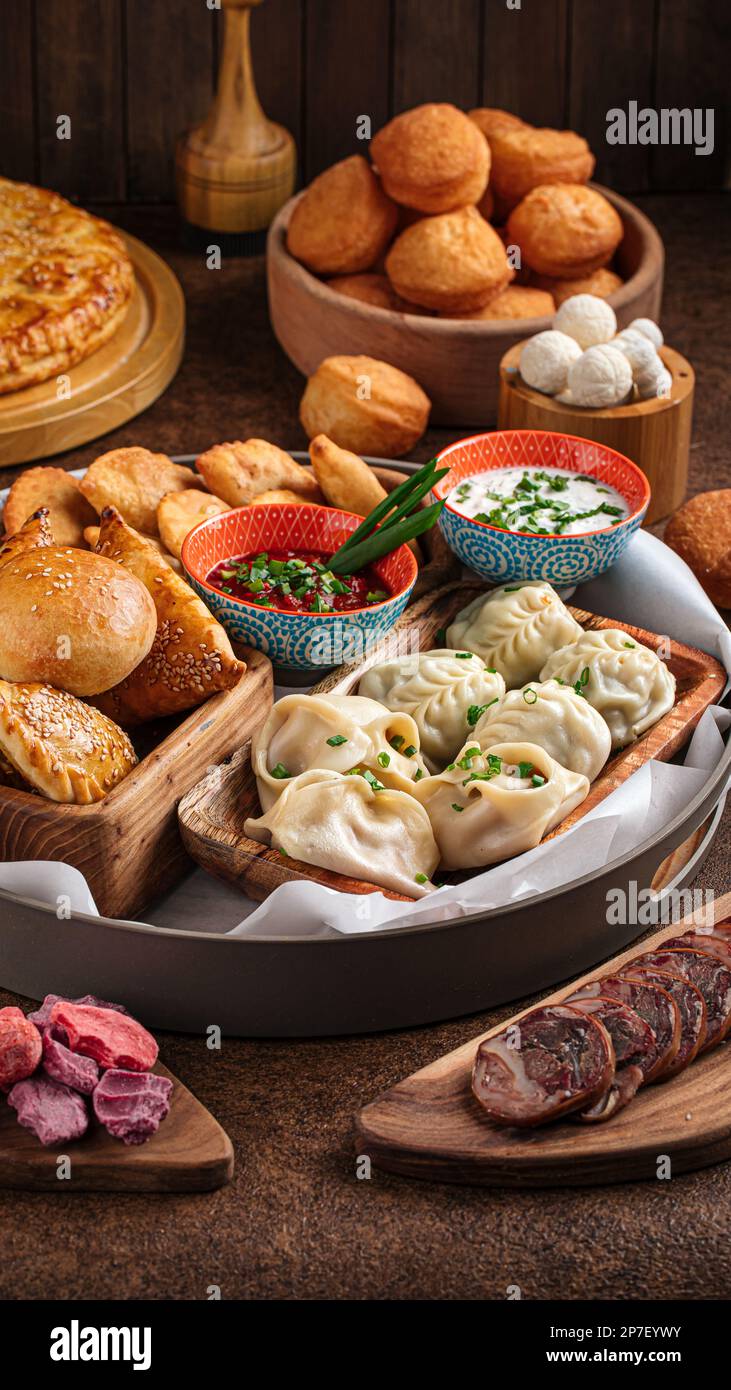 Cooked baursak hi-res stock photography and images - Alamy