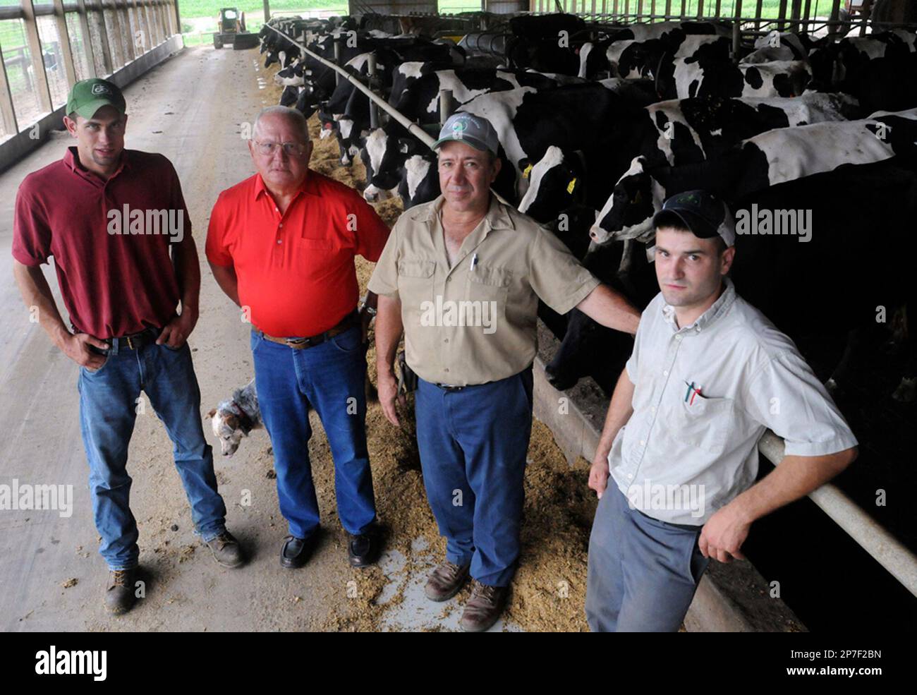 In this July 16, 2010 photo, from left, are: Jeremy Meck, Bernie ...