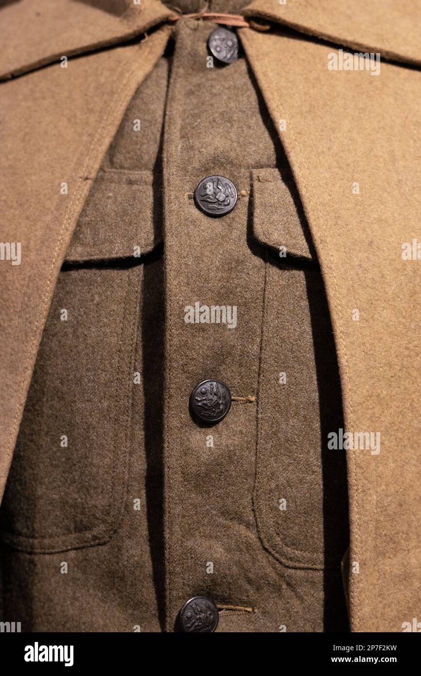 Uniform with buttons hi-res stock photography and images - Alamy