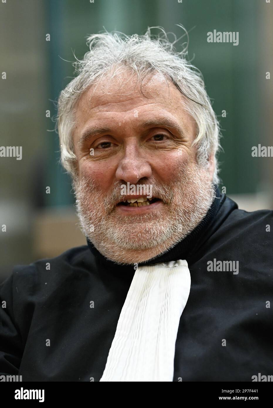 Lawyer Luc Balaes pictured during the constitution for the assizes ...