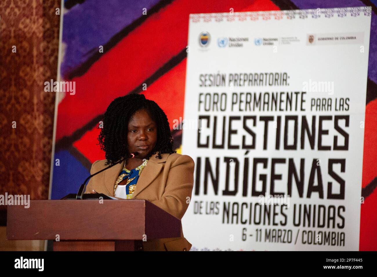 Bogota, Colombia on March 6, 2023. Colombian Vice President Francia ...