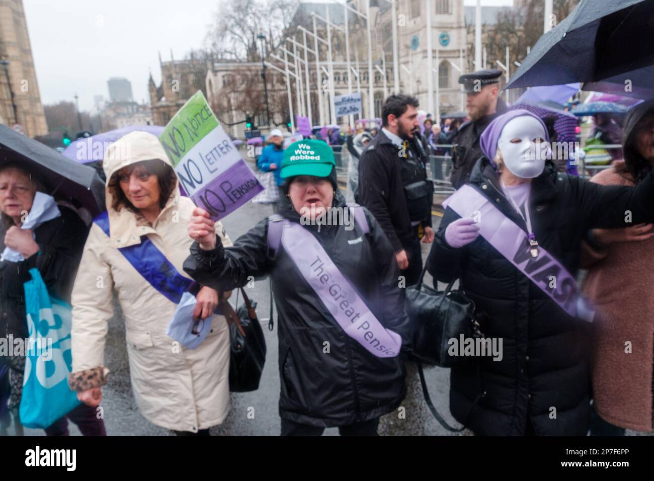 Woman's Group, Women Against State Pension Inequality, protested ...