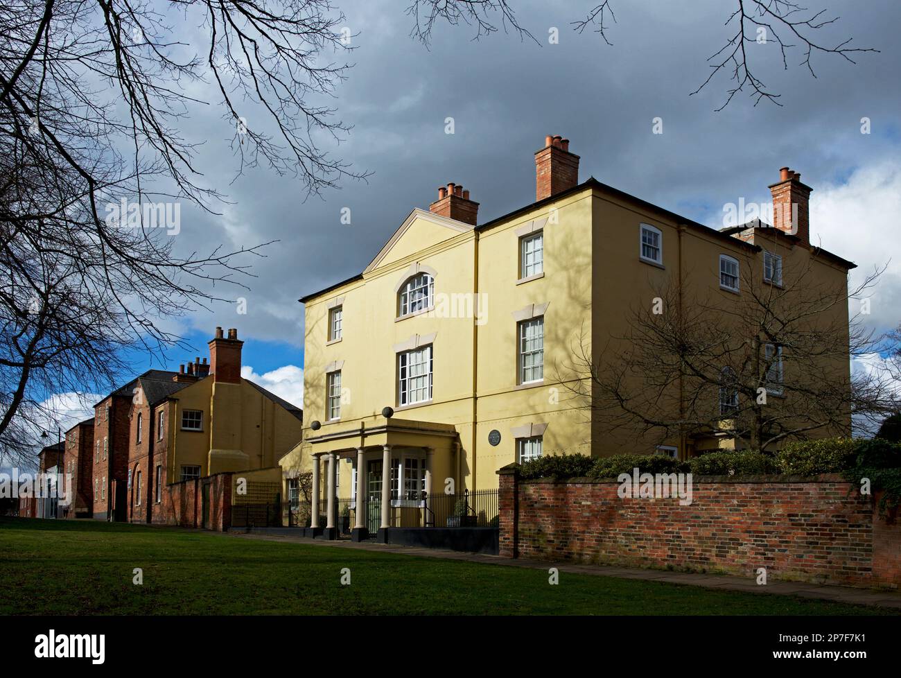 Burgage Manor on Burgage Green, Southwell, Nottinghamshire, England UK ...