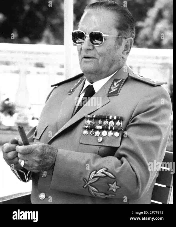FILE - This is an undated photo of former president of Yugoslavia Josip ...