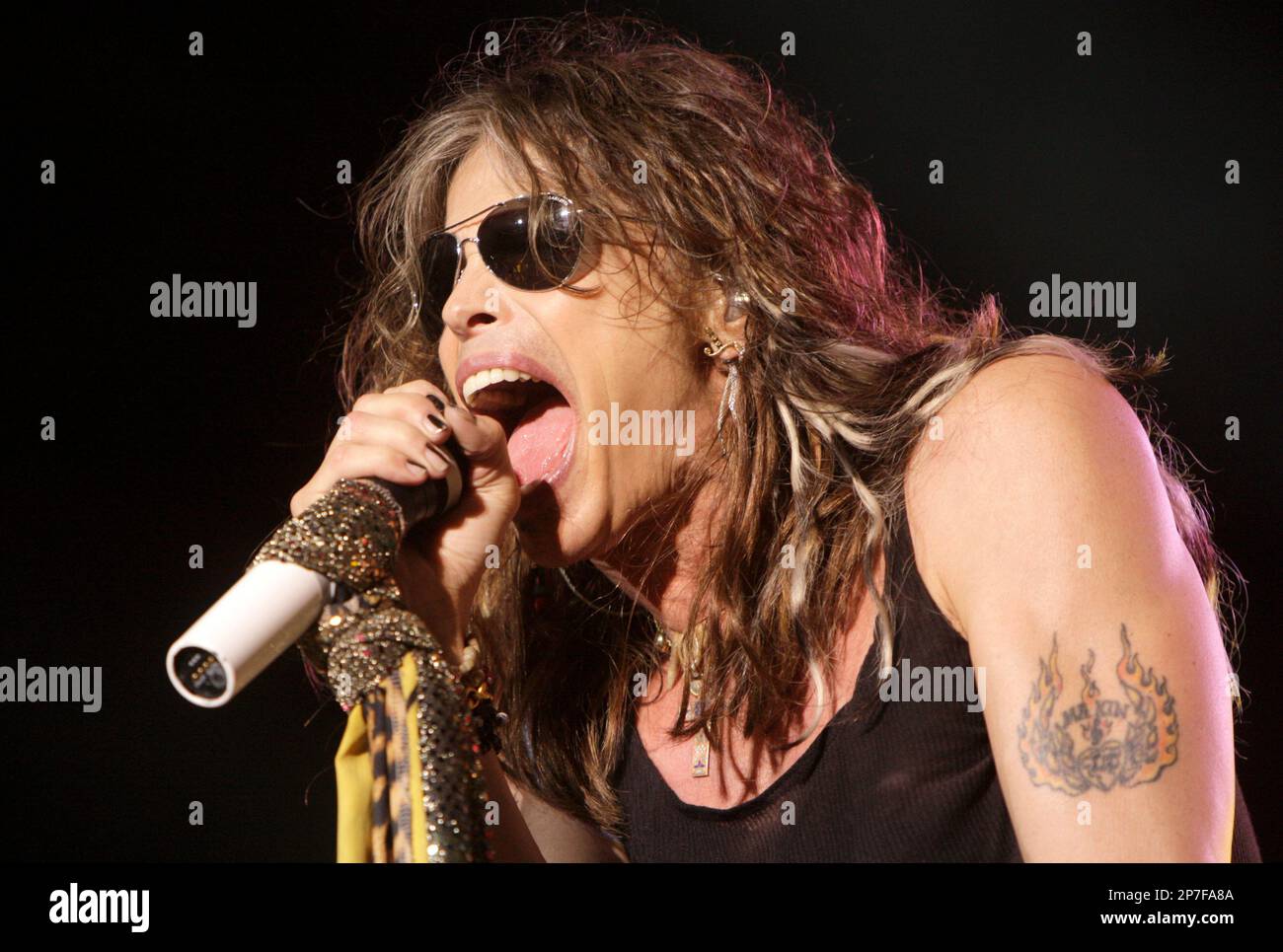FILE - In this June 10, 2009, file photo, lead singer Steven Tyler of ...