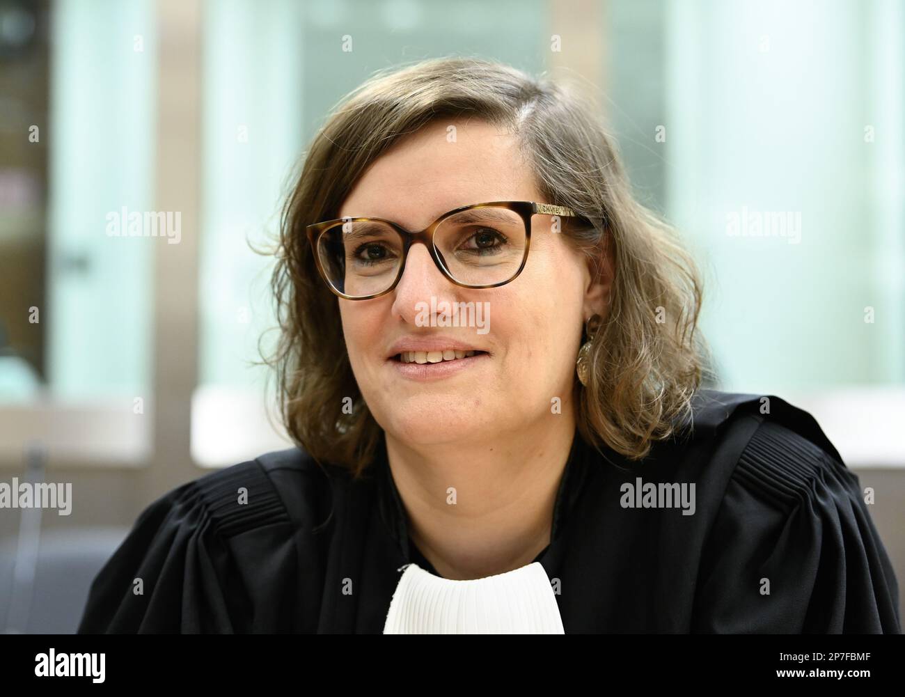 lawyer Dorothee Kauten pictured during the constitution for the assizes ...