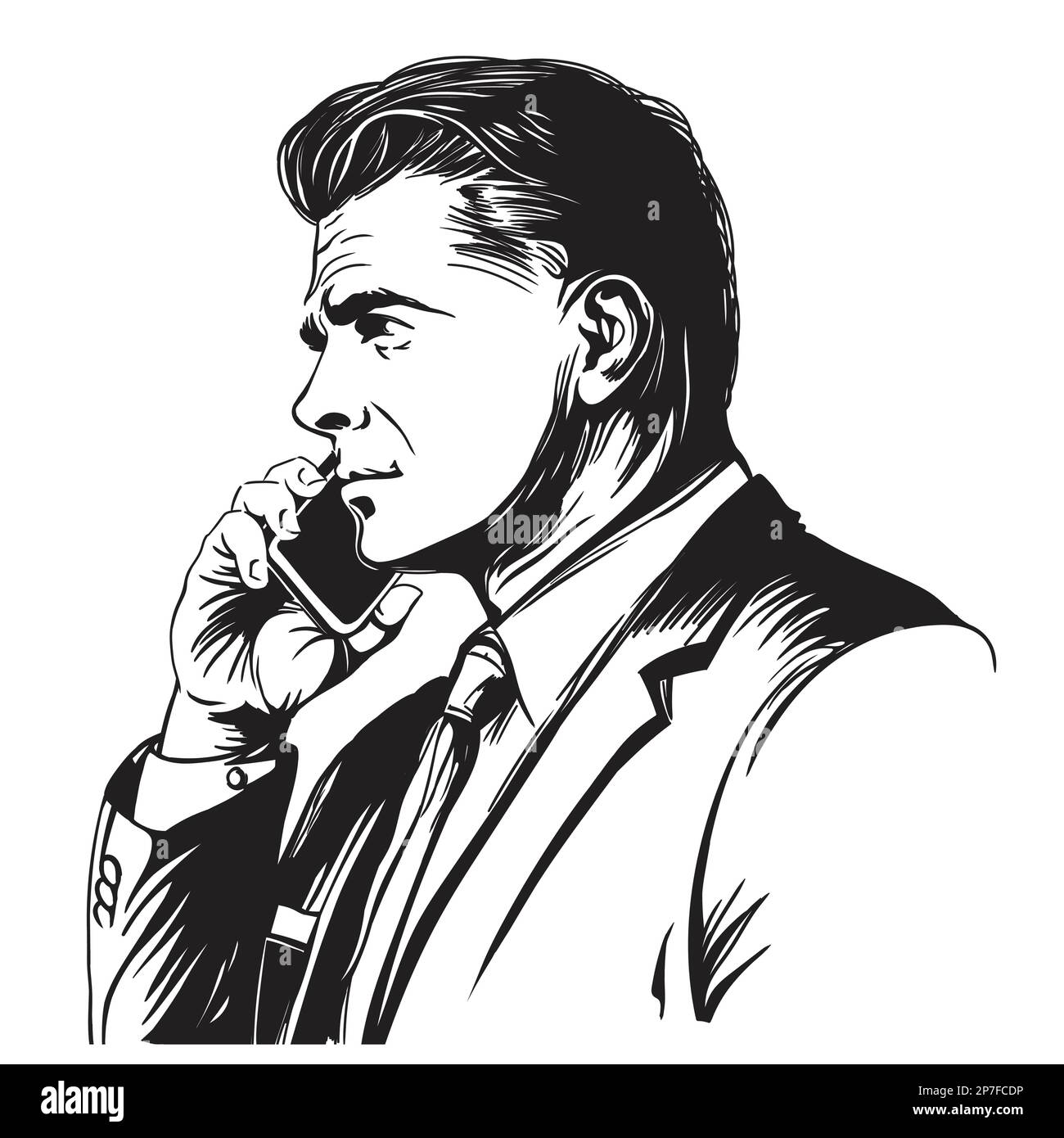 Businessman manager portrait using Stock Vector Images - Alamy