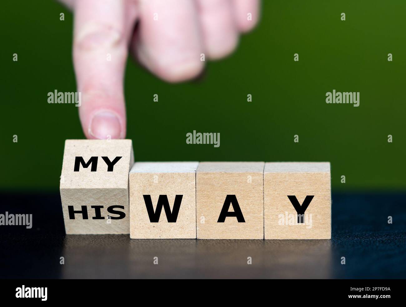 Symbol for loosing faith. Hand turns cube and changes the expression ...