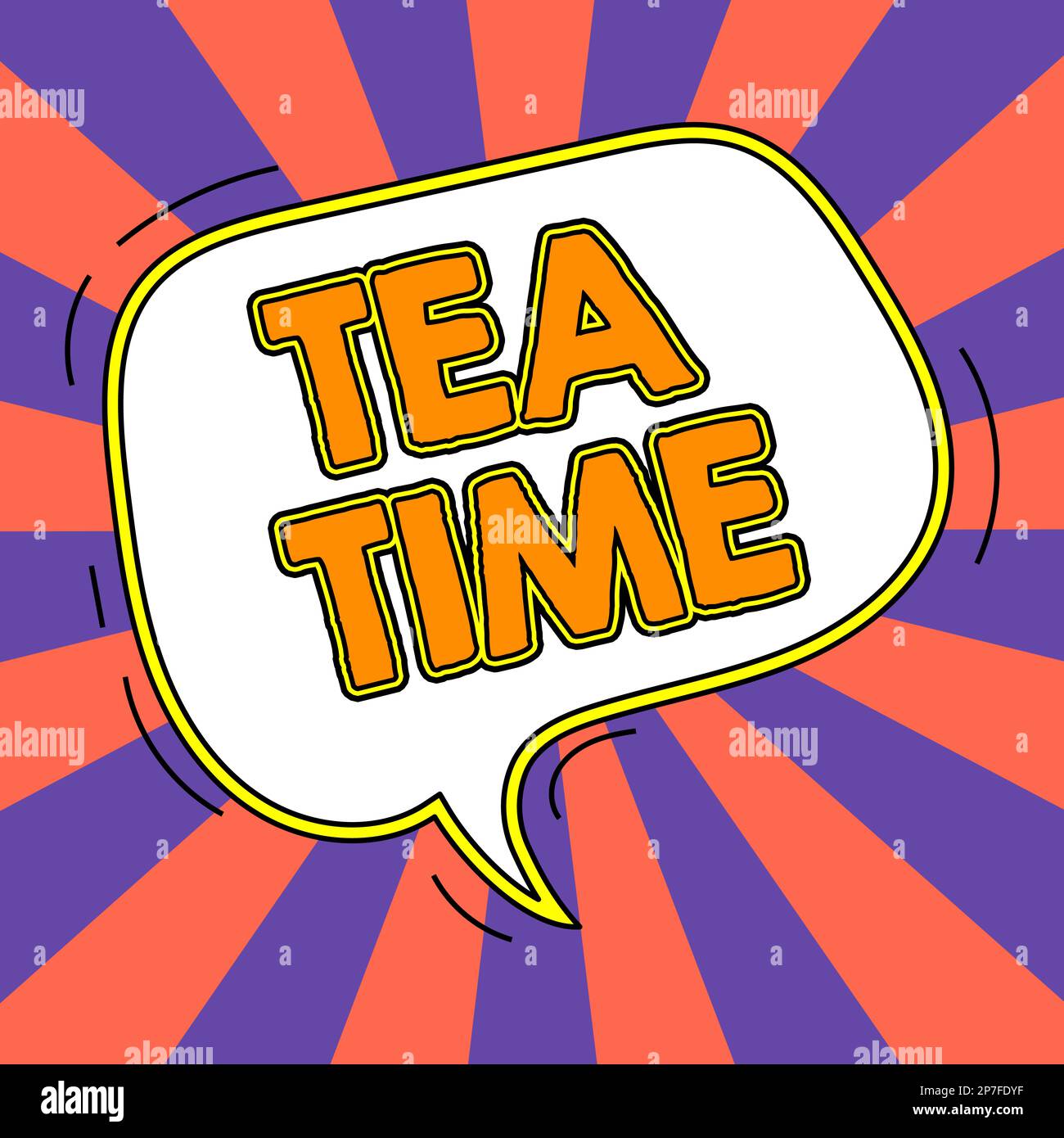 Text showing inspiration Tea Time. Word Written on the time in the ...