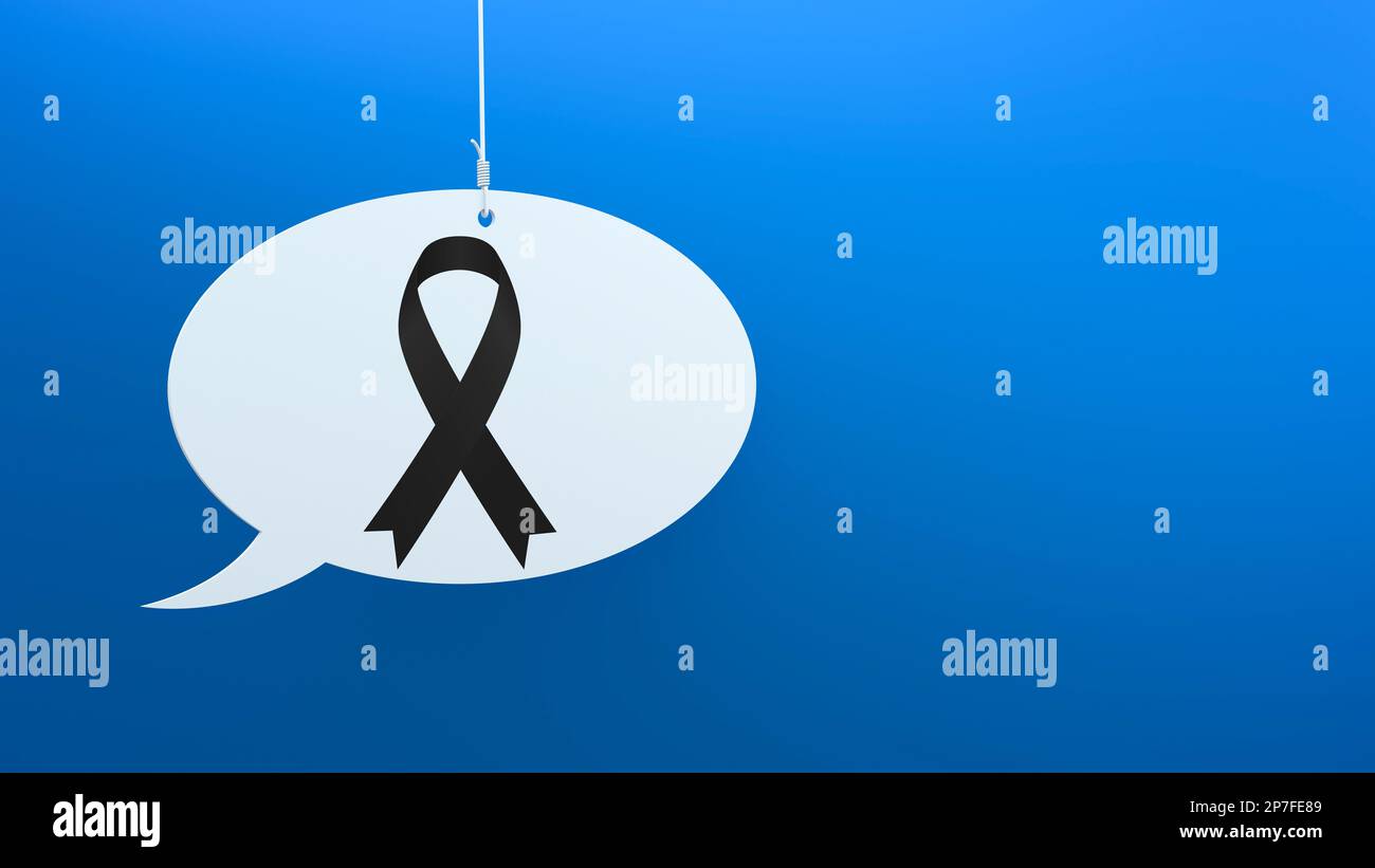 Mourning ribbon hi-res stock photography and images - Alamy