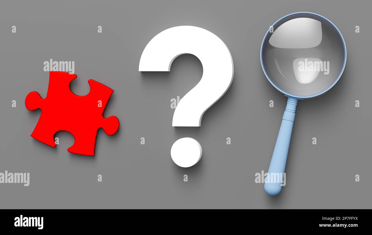 question mark and search concept Stock Photo - Alamy