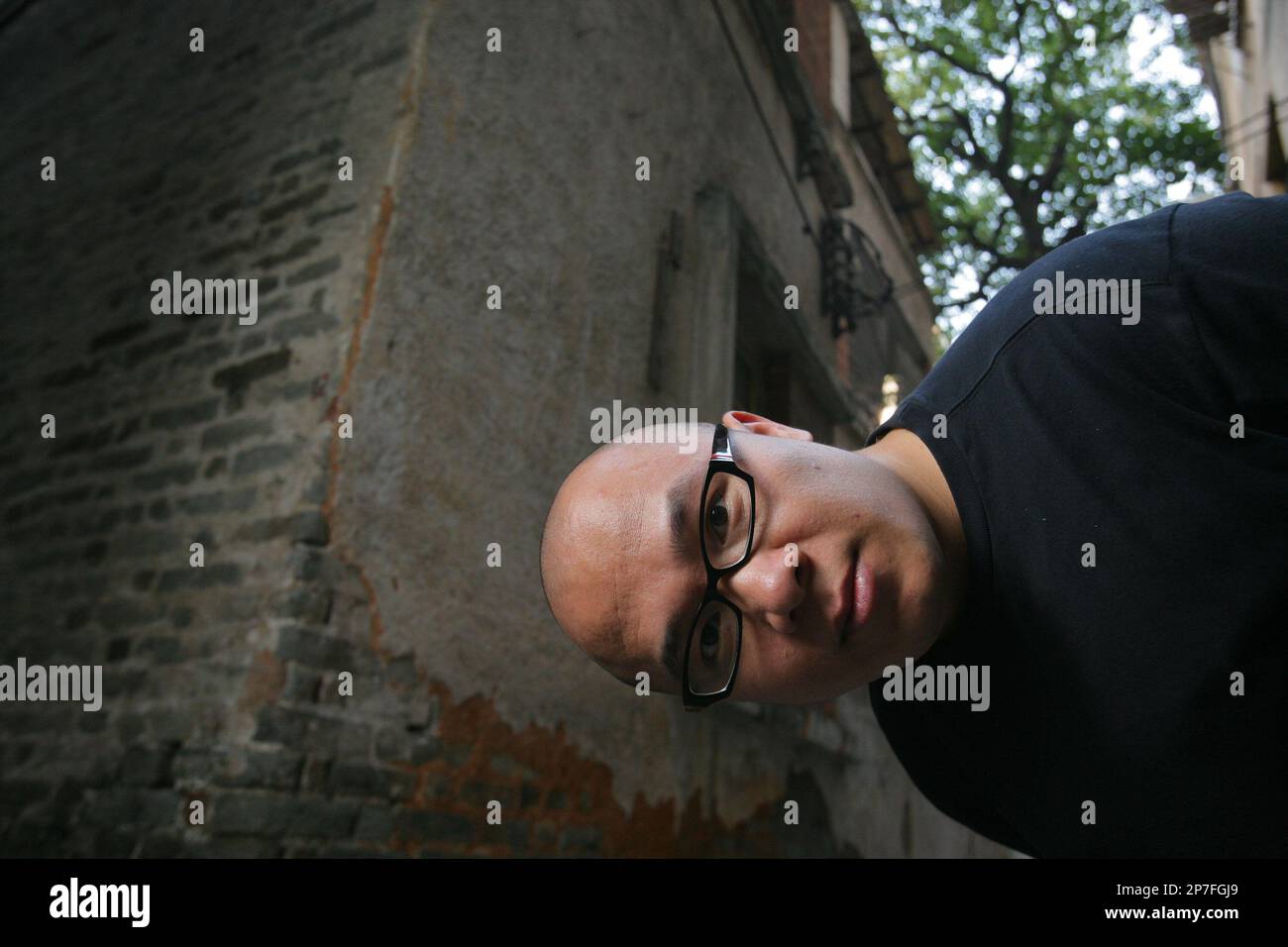 Chinese artist Ou Ning, one of the Chinese youth leaders chosen by ...