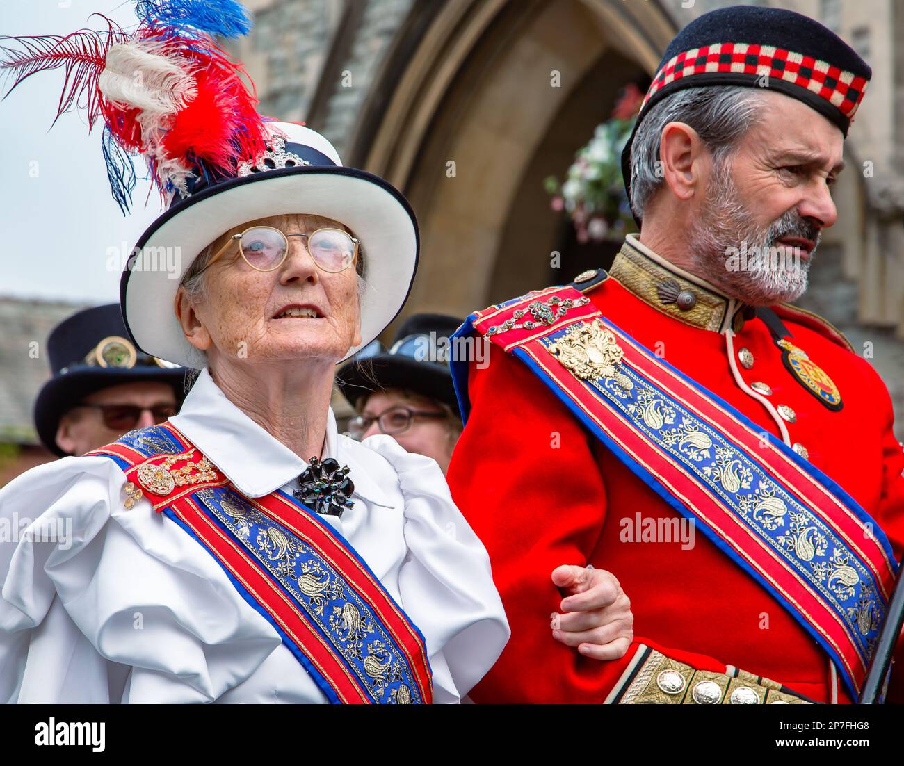 Two well dressed steampunks with a regal appearance, that could pass as ...