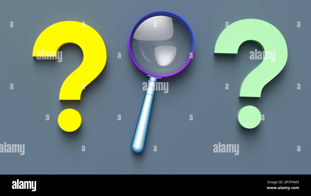 question mark and search concept Stock Photo - Alamy