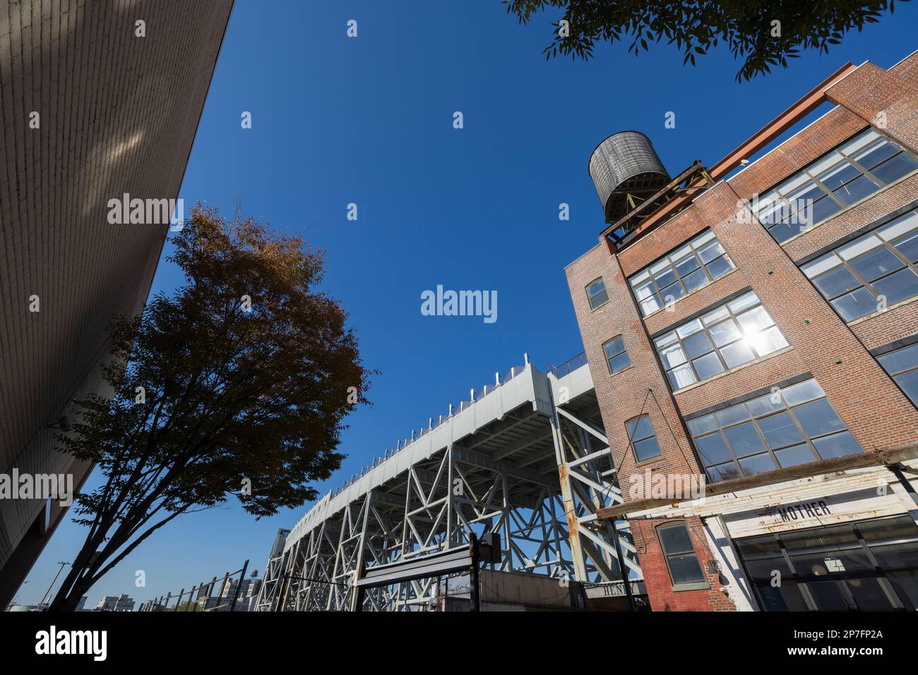 Elevated Subway Railway Track around Smith-9 Streets in Brooklyn, New ...