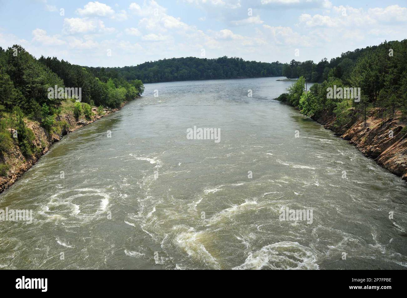 In this photo taken on May 24, 2010, a view of Lake Harding from ...