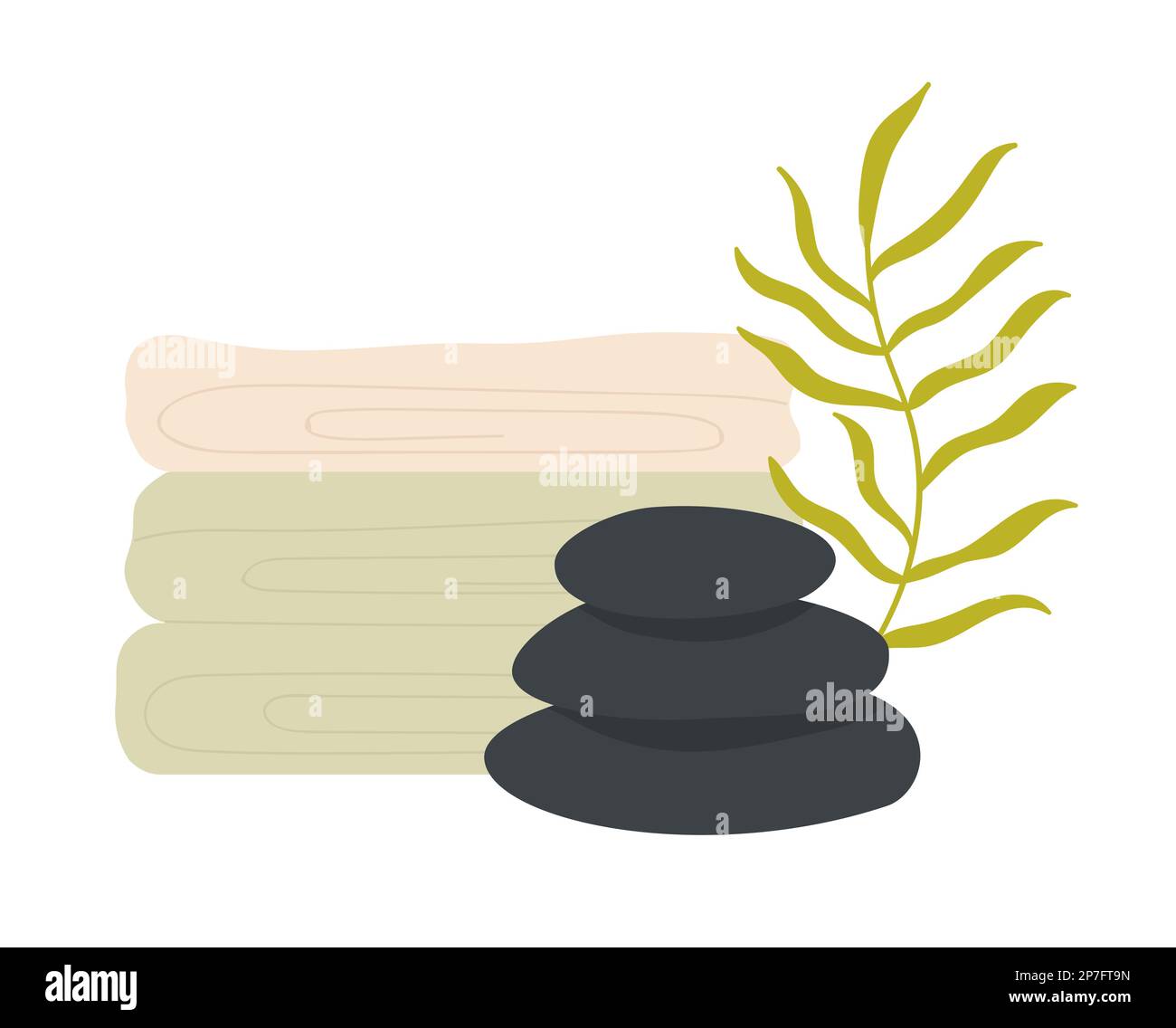 Spa relaxing routine. Personal body care tools, beauty care treatments ...