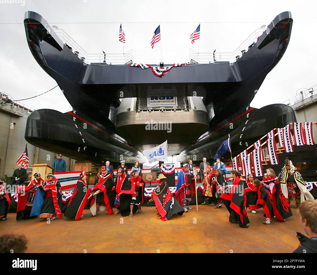 In this photo taken Friday, June 11, 2010, the Cape Fox Dancers ...