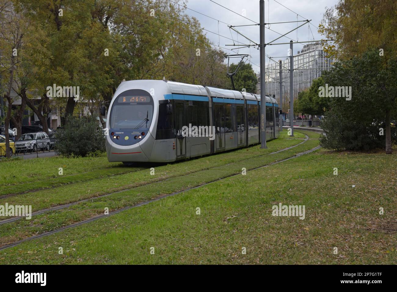 Tram greece streetcar hi-res stock photography and images - Alamy