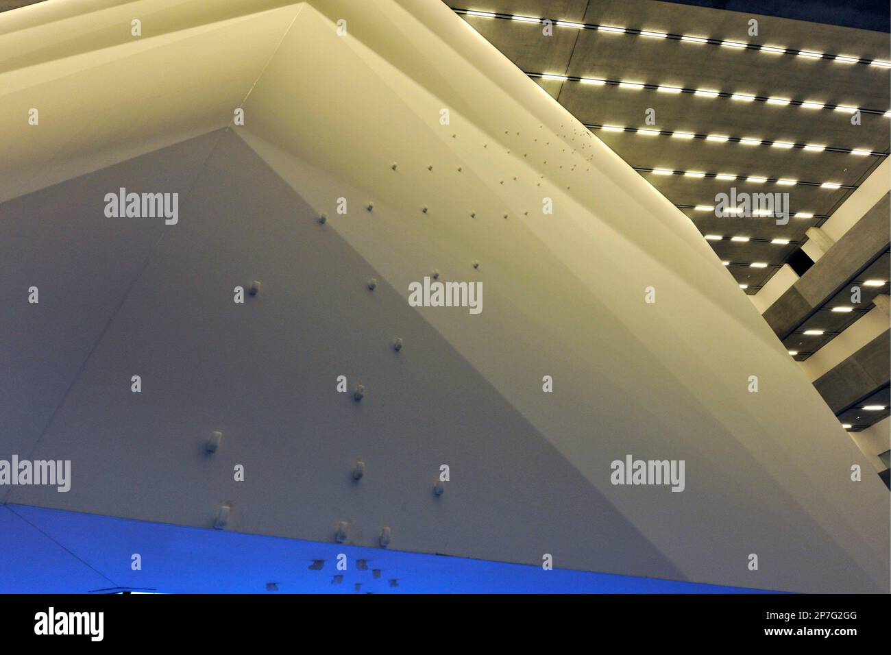 Climbing holds of "Drawing Restraint 17" (2010) by American artist ...