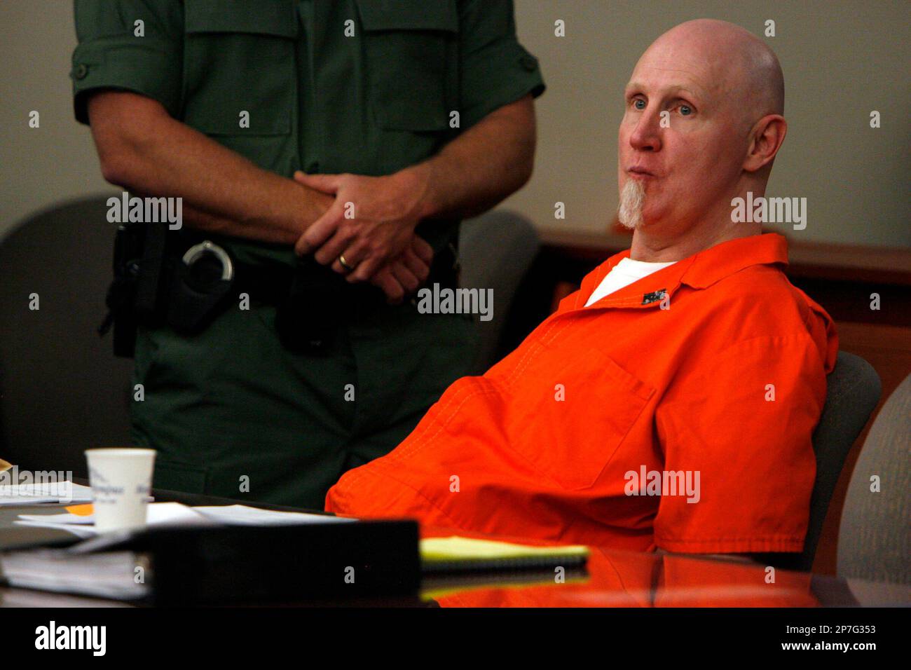 In this April 23, 2010 file photo, Ronnie Lee Gardner appears before ...