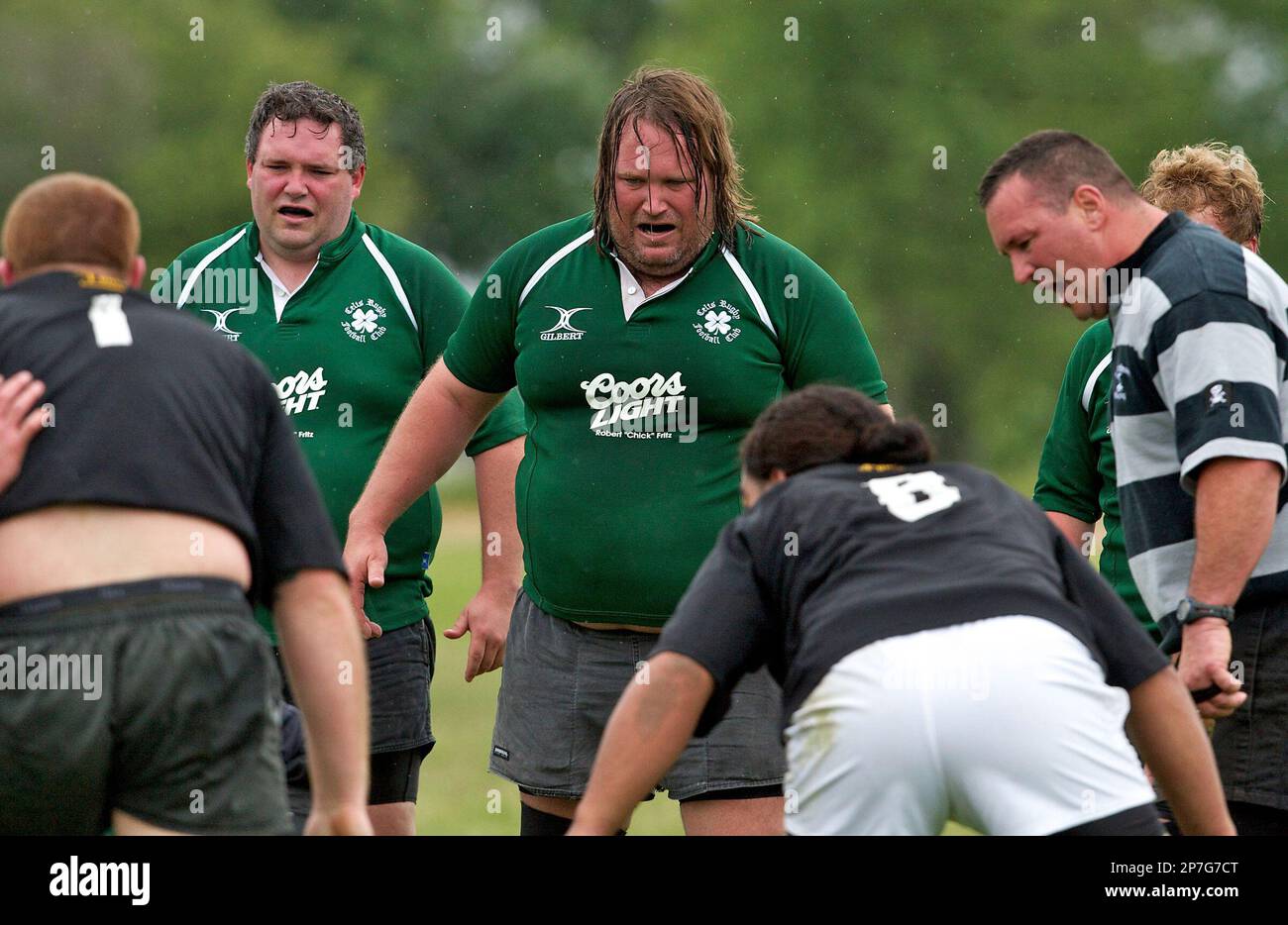 In this May 15, 2010 photo, Springfield Celts Rugby Club forward Brian ...