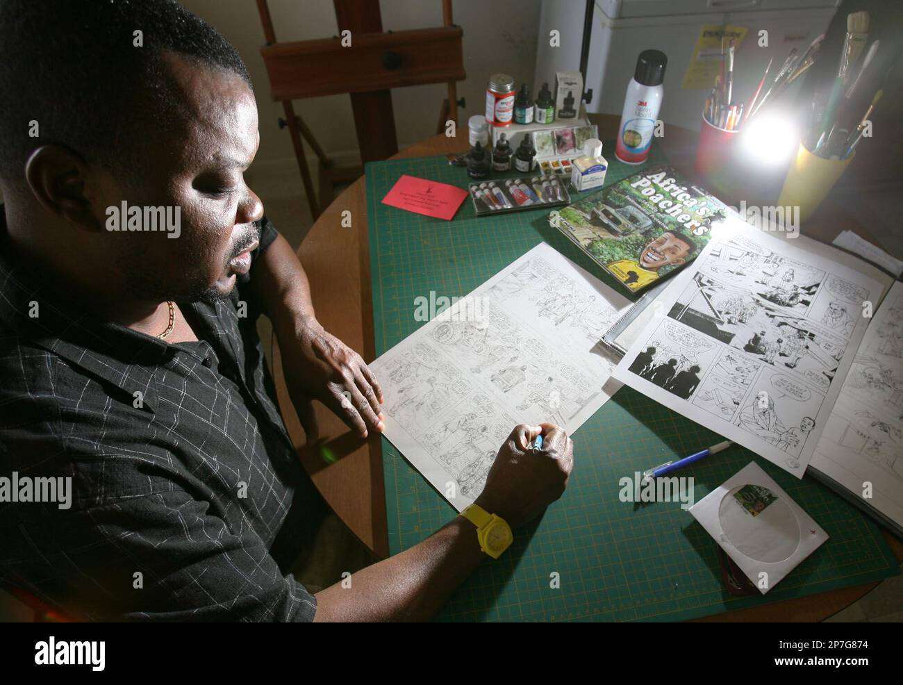 This Wednesday May 19, 2010 picture shows Emmany Makonga, from the ...