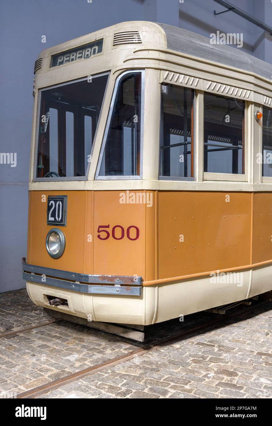 Porto Tramcar Museum - Museu do Carro Eléctrico. An old electricity ...
