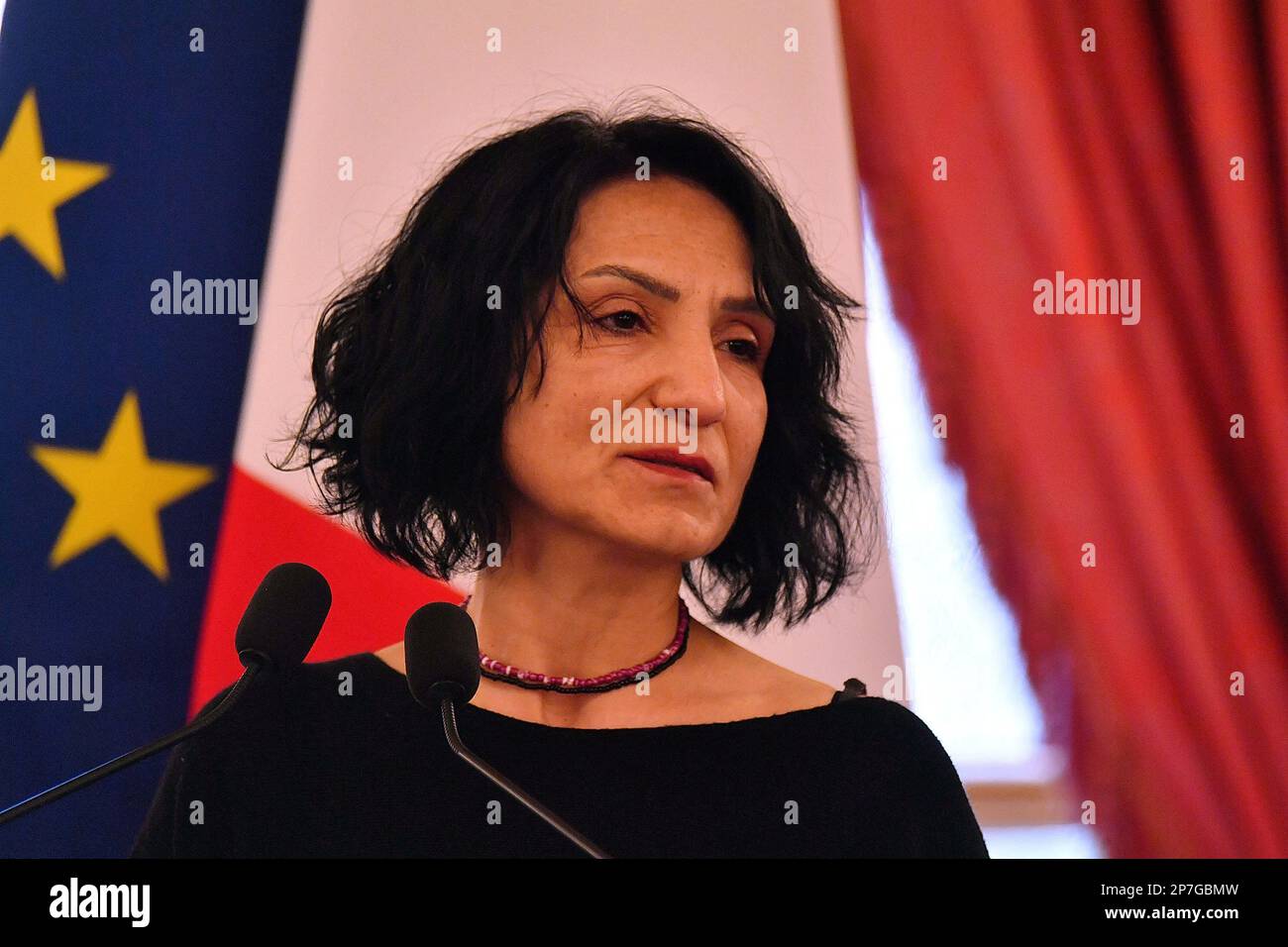 Nuray Simsek attending an international panel of committed women around ...