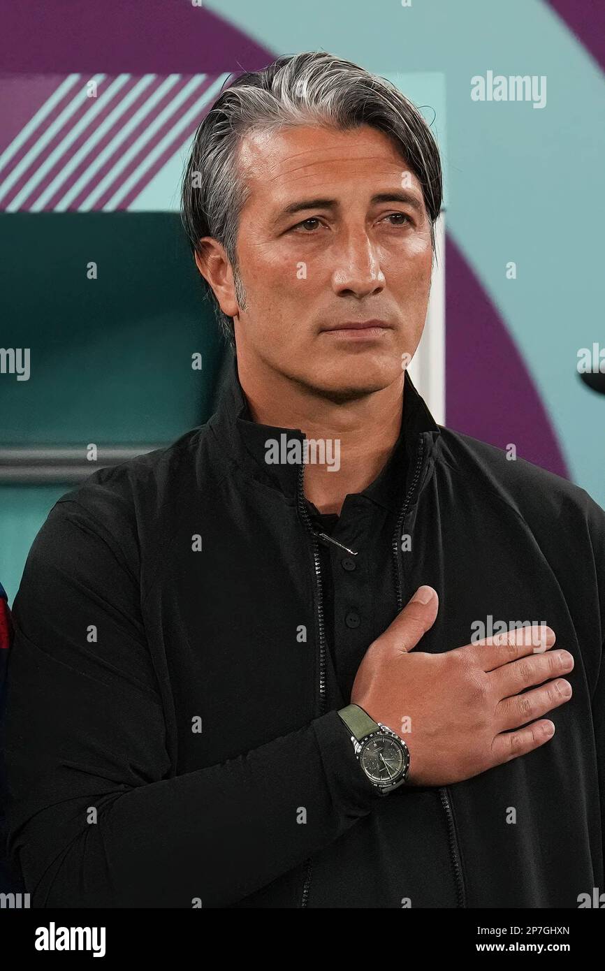 Coach Murat Yakin of Switzerland seen during the FIFA World Cup Qatar ...