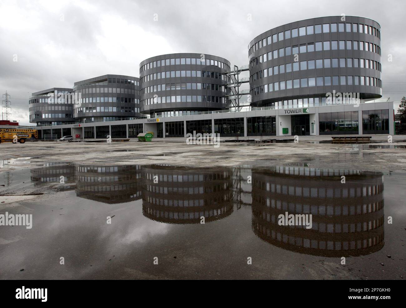 The headquarters of the offshore drilling company Transocean, tower at ...