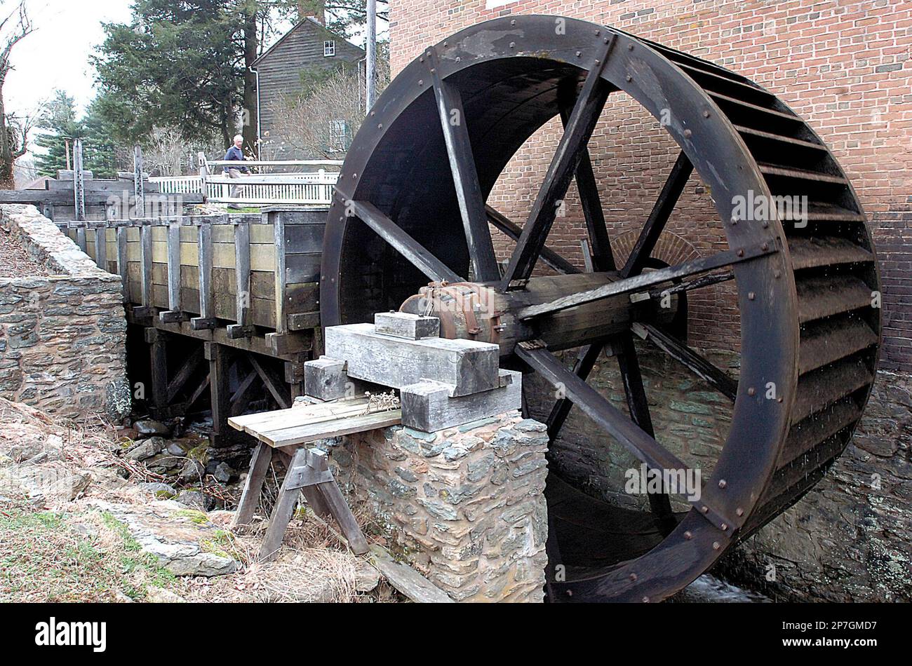 **ADVANCE FOR MONDAY, MAY 17** In this undated photo, the restored mill ...