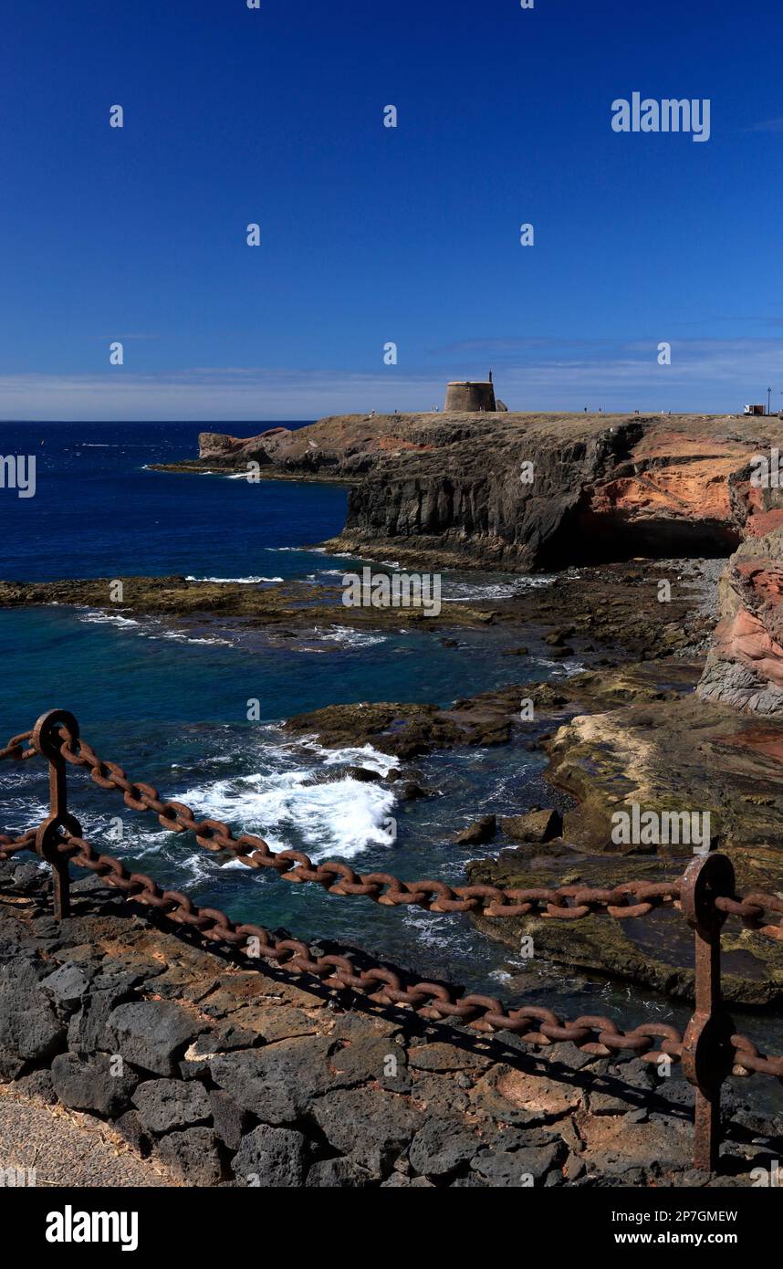 Torre Del Aguila / Castillo De Las Coloradas, Playa Blanca, Lanzarote ...
