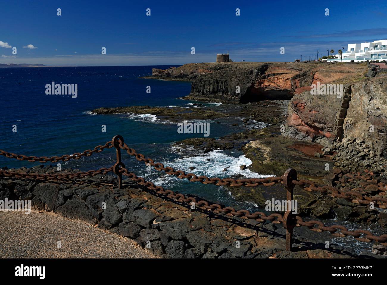 Torre Del Aguila / Castillo De Las Coloradas, Playa Blanca, Lanzarote ...