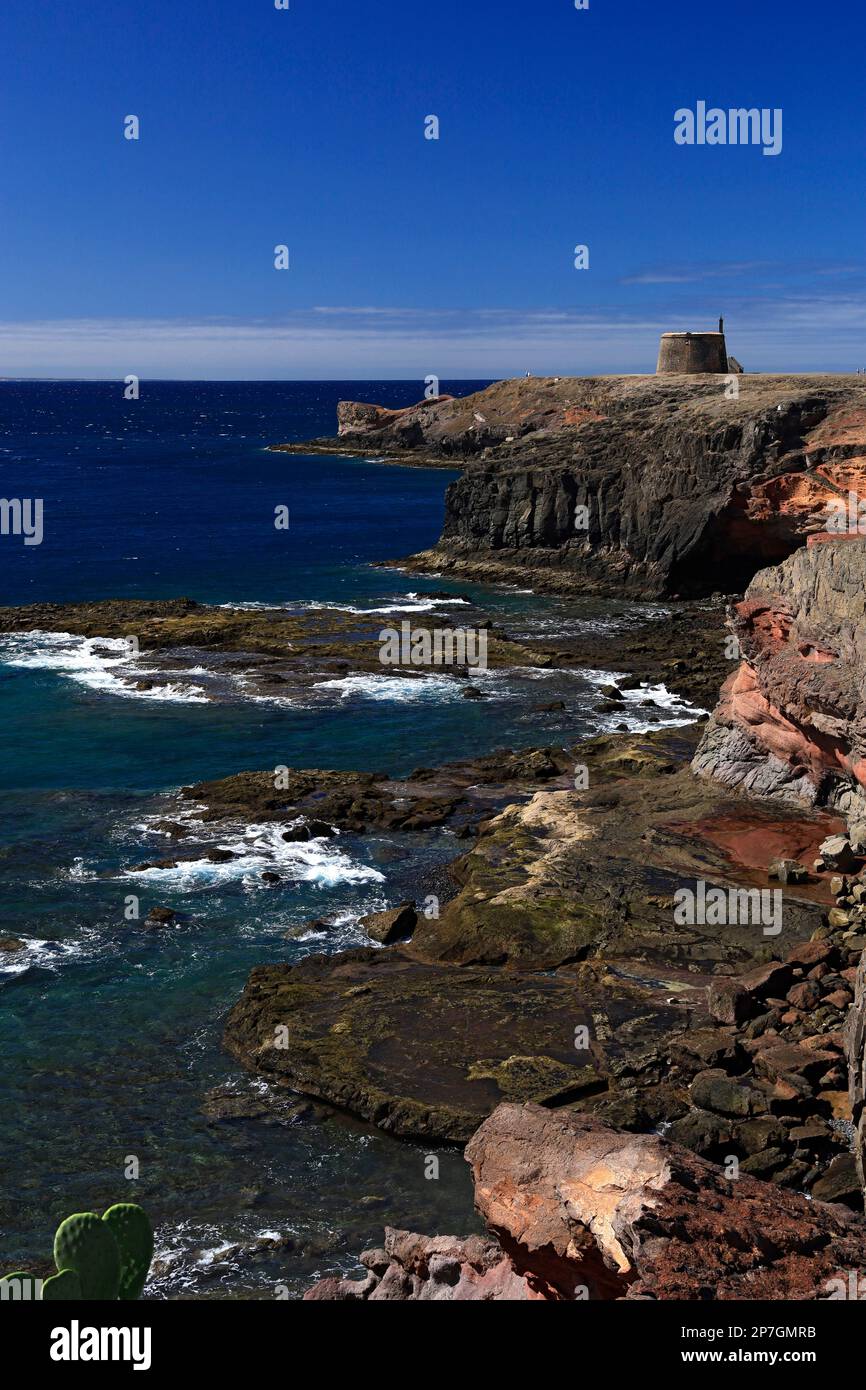 Torre Del Aguila / Castillo De Las Coloradas, Playa Blanca, Lanzarote ...