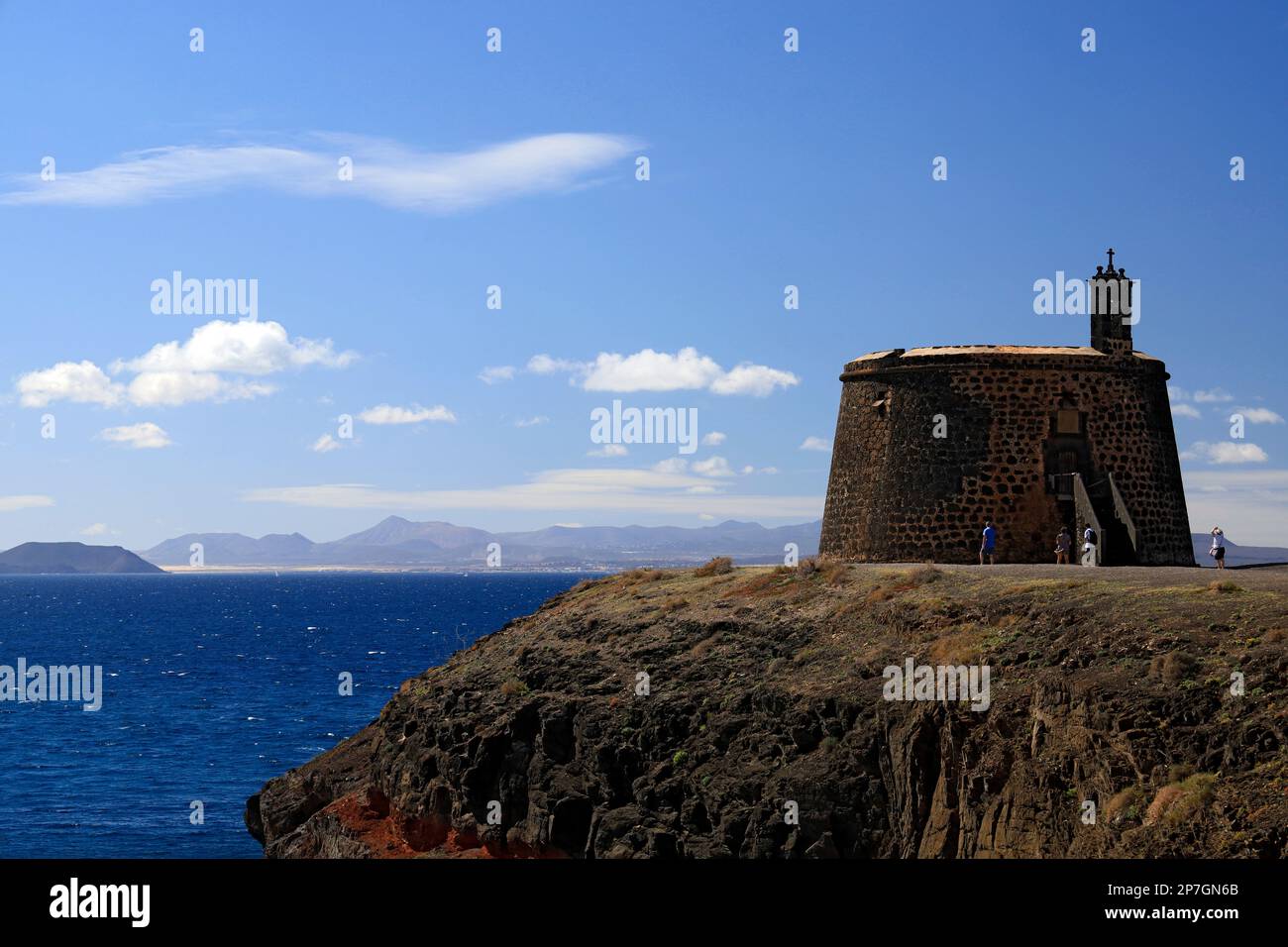 Torre Del Aguila / Castillo De Las Coloradas, Playa Blanca, Lanzarote ...